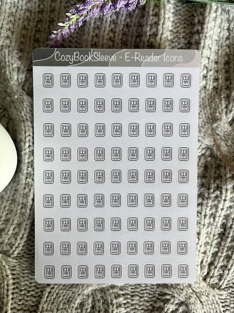 Mini Book Format Icons - Reading Journal - Books Ereader Kindle Kobo ...