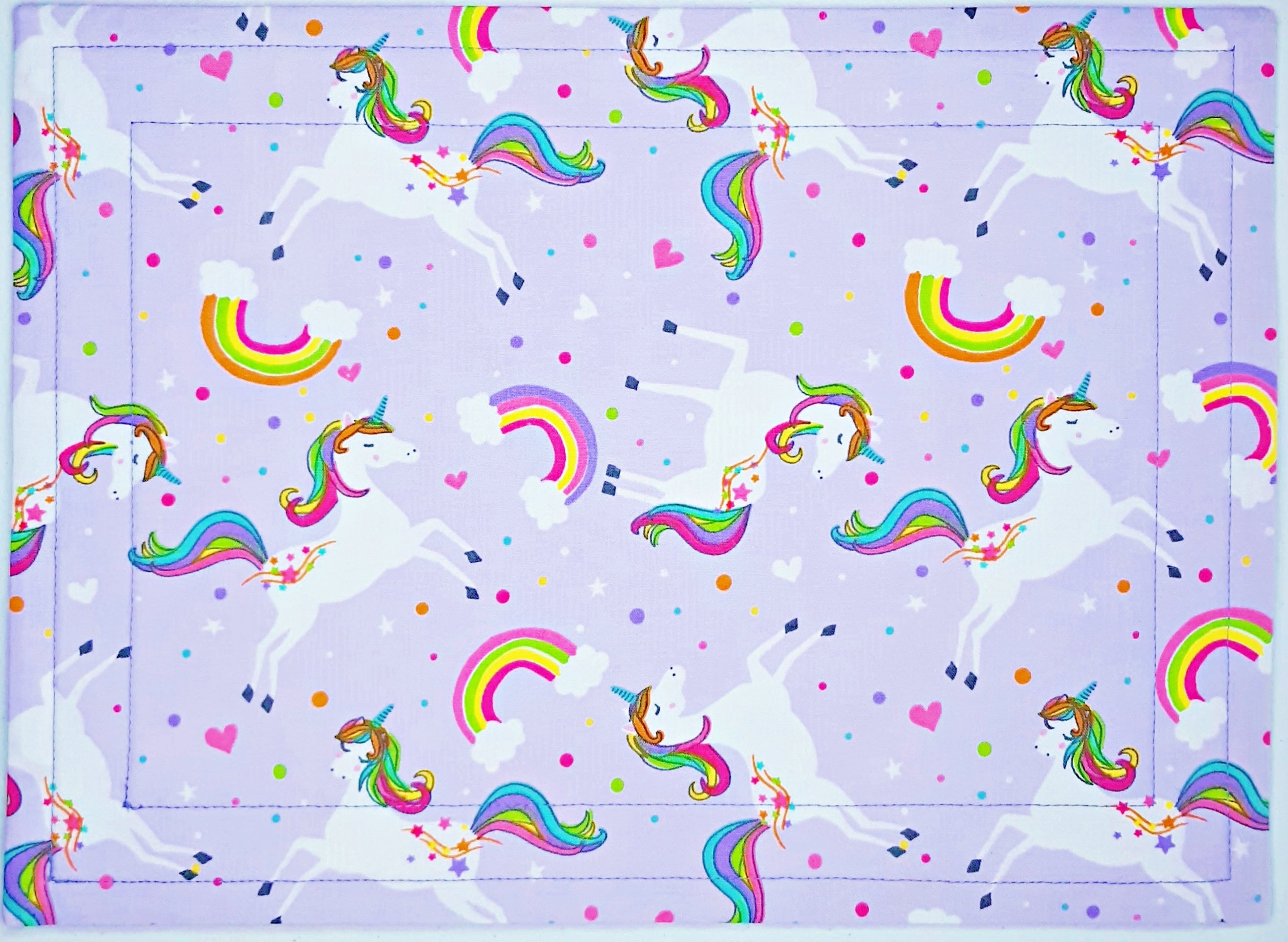 Children's Unicorn Placemats Set of 2 Washable - Etsy