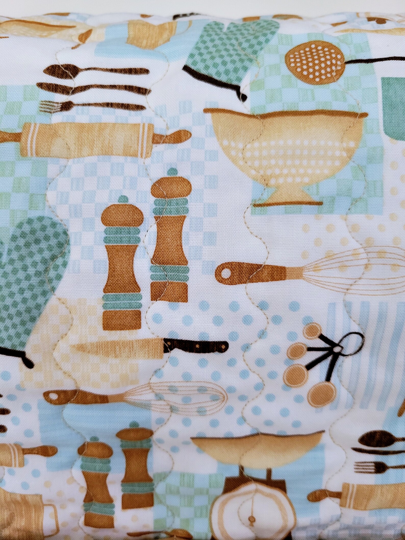 Kitchenaid Mixer Cover With Pockets Quilted Kitchen Theme - Etsy