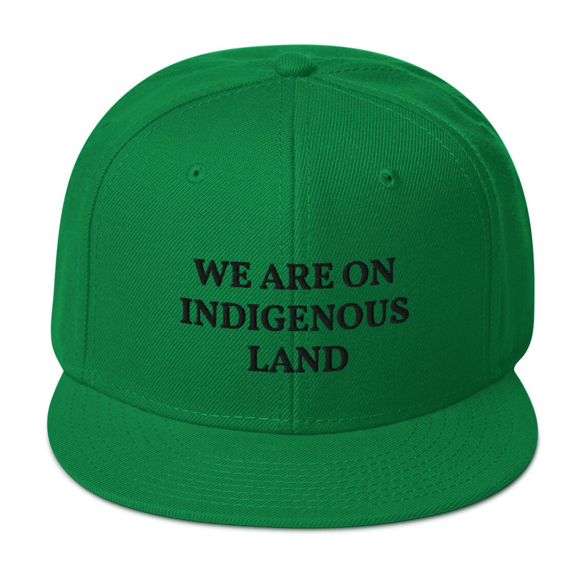Snapback Hat- We Are on Indigenous Land - Etsy