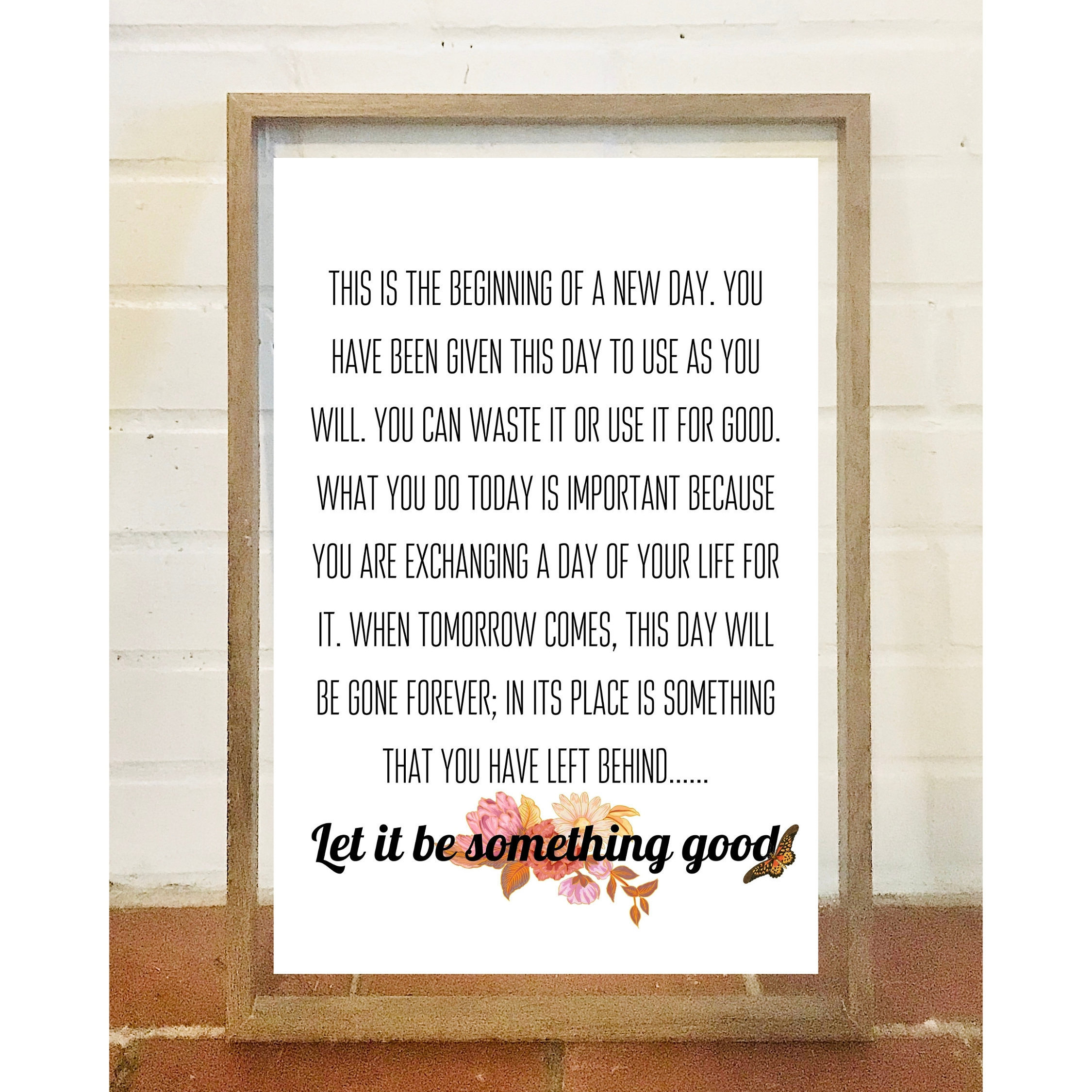 Let It Be Something Good Printable Wall Art Digital - Etsy