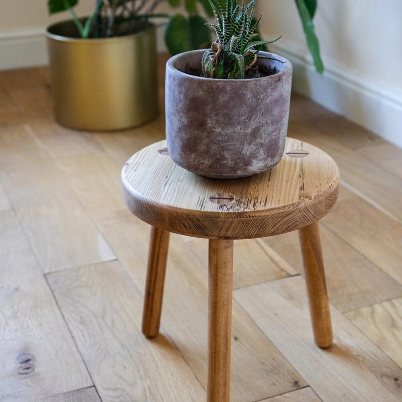 Black Round Stools - Etsy UK