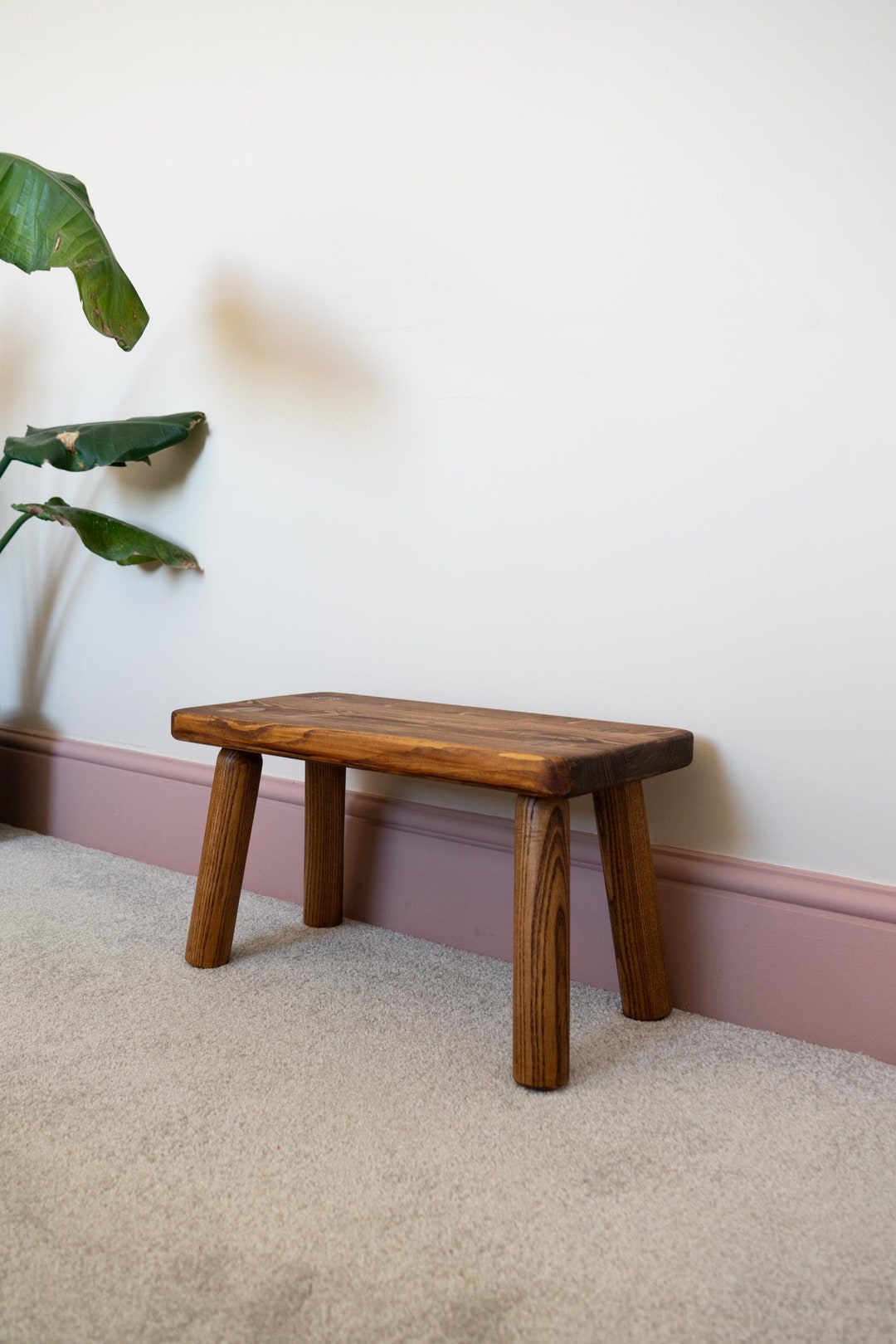 Rustic Dark Bench, One-off, Hallway Bench, Indoor Bench, Boot Room ...