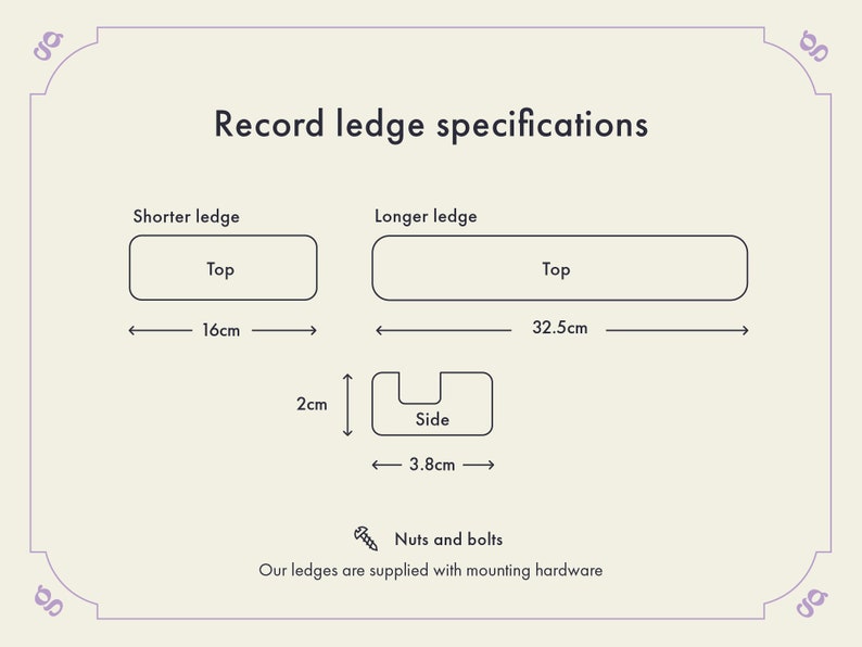 Walnut Record Ledge: Vinyl Shelf, Wall Mounted, Now Spinning, Album Art ...