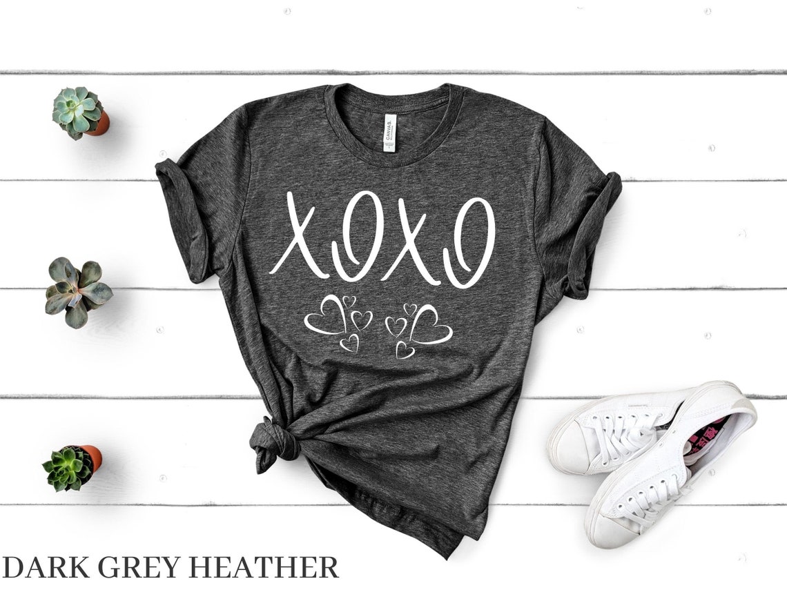 Xoxo Shirt Xoxo Tshirt Kisses Tee Love Shirt Feel Good - Etsy