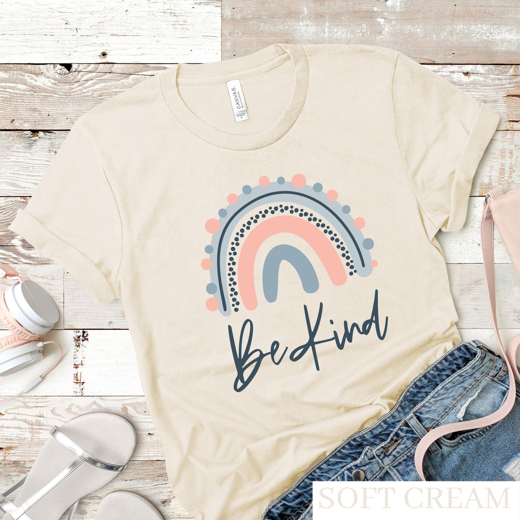 Be Kind Shirt, Be Kind Tshirt, Be Kind Tee, Rainbow Shirt, Kindness ...