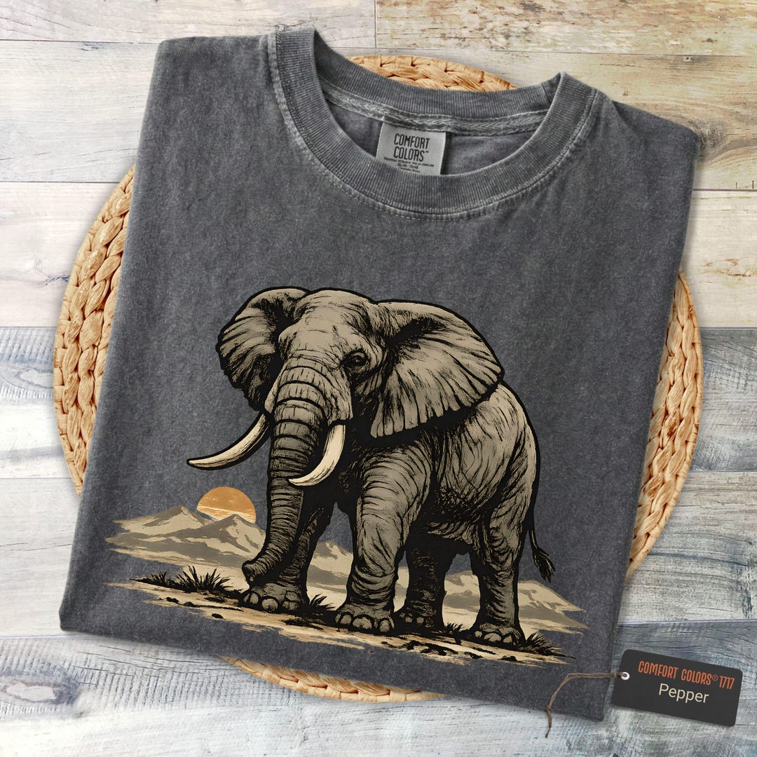 Elephant Safari Shirt, Wildlife Zoo Trip Outfit, Elephant Sweatshirt - Etsy