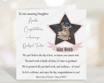 Graduation Card, Congratulations on Your Becoming a Teacher, Teacher ...