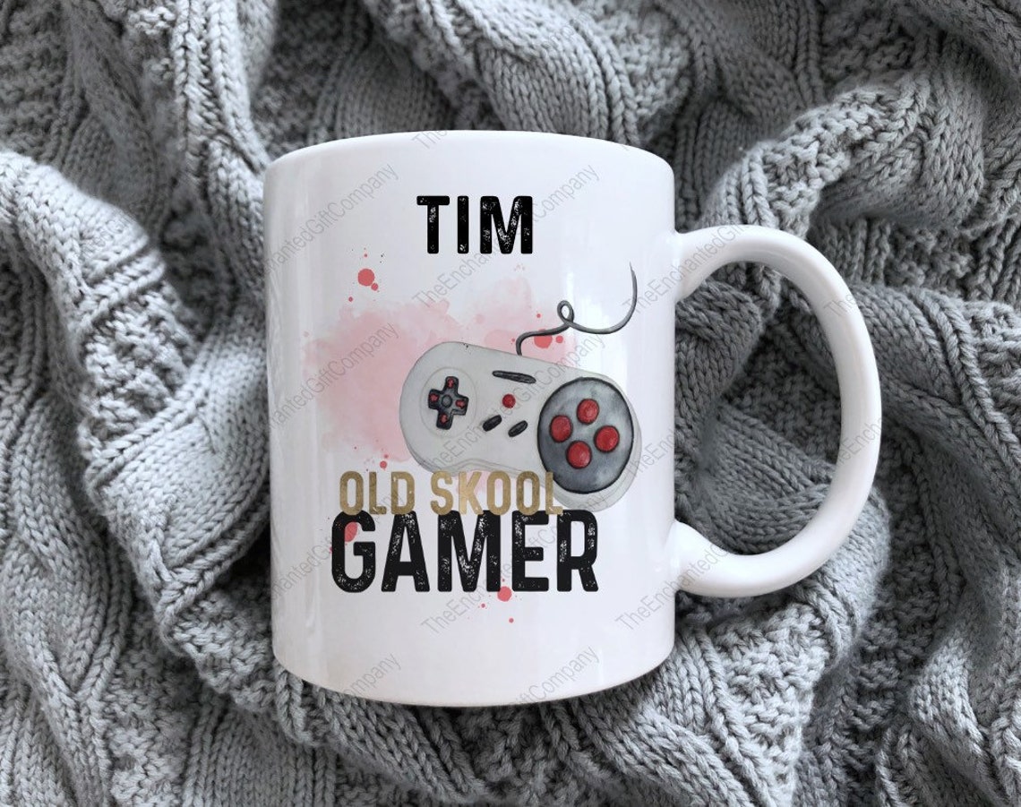 Personalised Gaming Gamer Mug. Retro Gaming Gifts. | Etsy