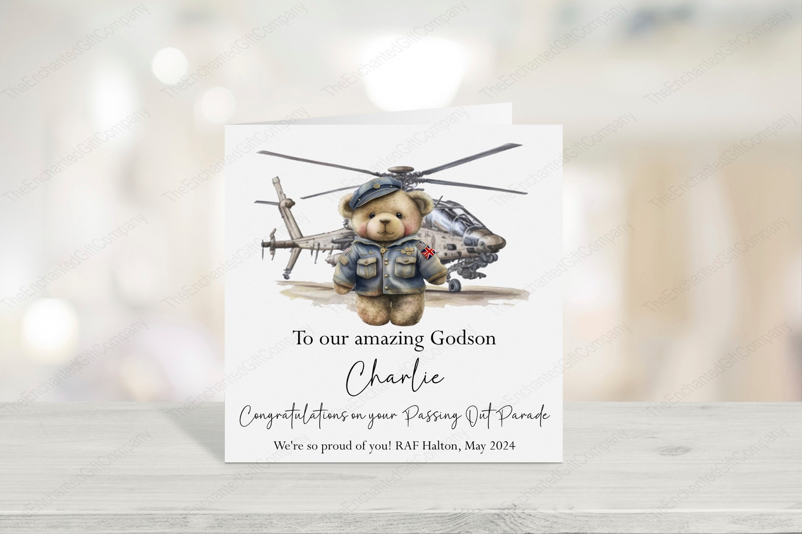 Passing Out Card, Personalised RAF Royal Air Force Passing Out Parade ...