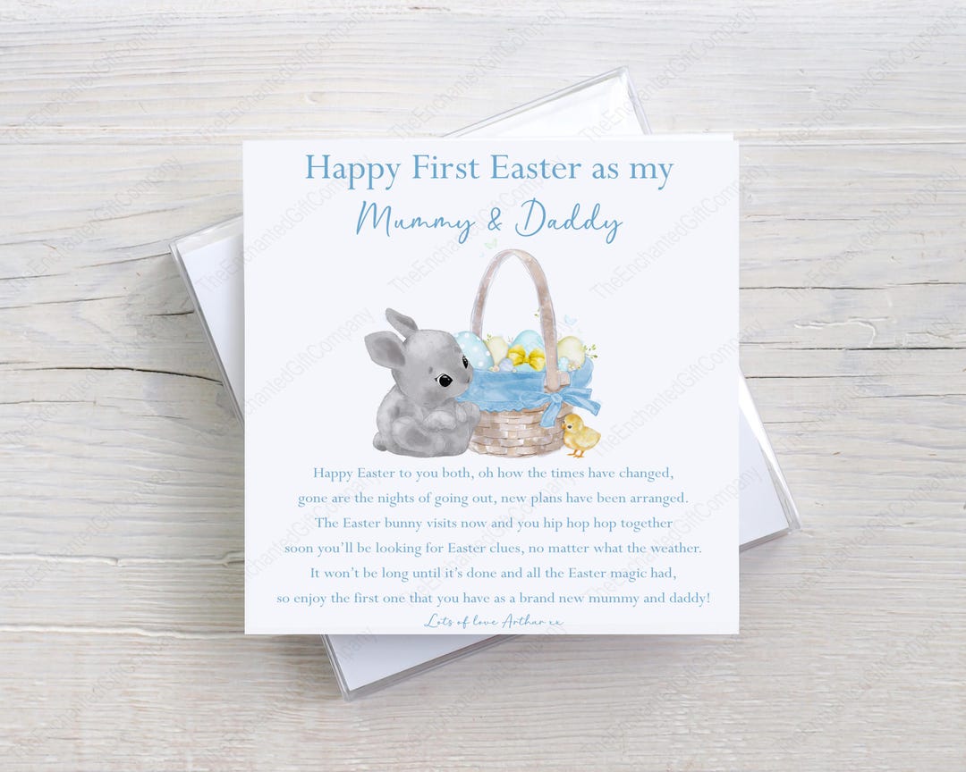First Easter as Mummy and Daddy Card, 1st Easter as Mummy and Daddy ...