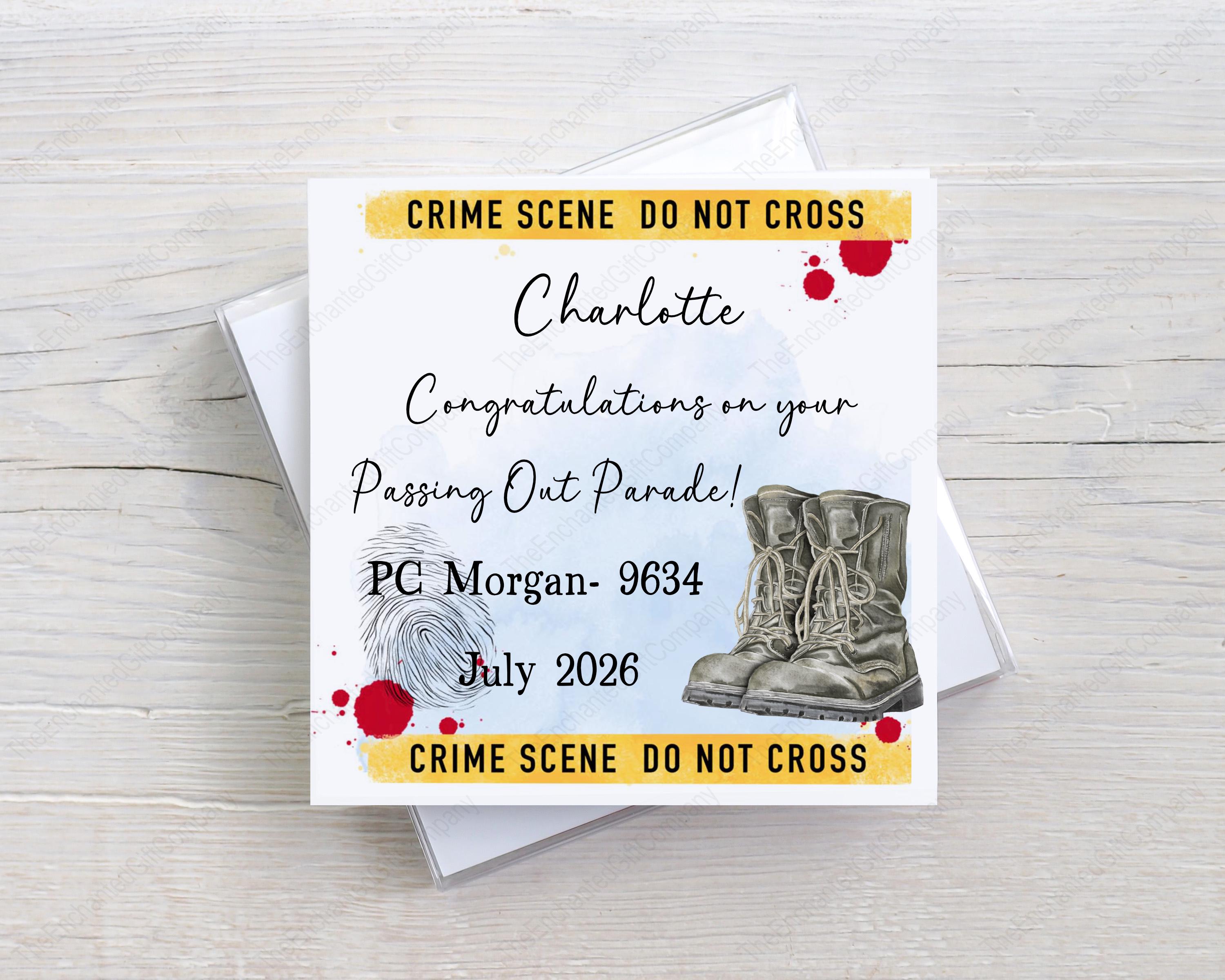 Passing Out Card, Police Card, Passing Out Parade Card, Police Passing ...
