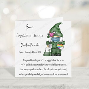 Congratulations on Becoming a Paramedic, Graduation Card, Paramedic ...