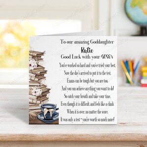 Good Luck on Your Gcses Card, Gcses Card, Exams Card, Secondary School ...