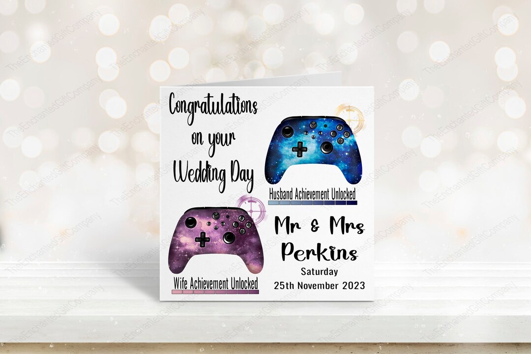 Personalised Wedding Card, Congratulations on Your Wedding Day Card ...