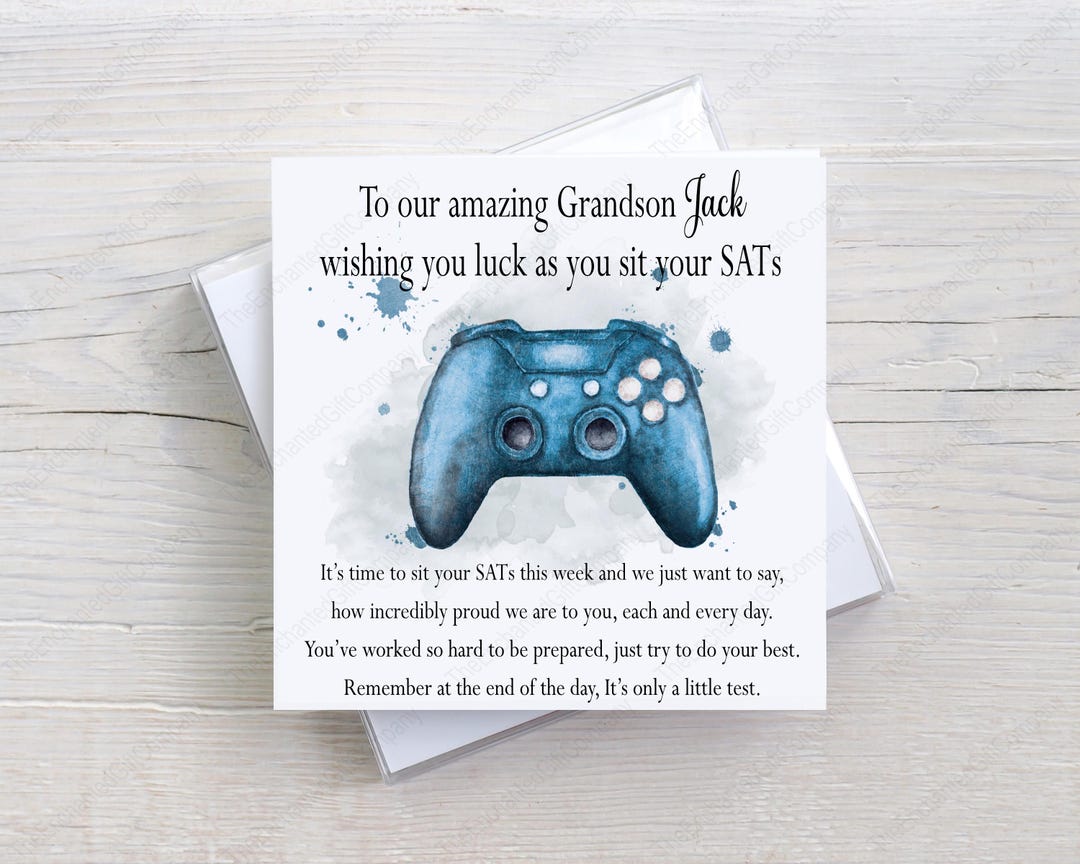 Good Luck on Your Sats Card, Sats, Exams Card, Primary School Exams ...