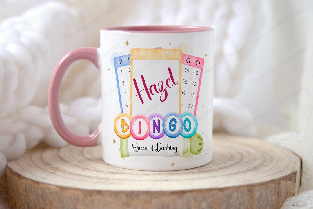Bingo Mug, Personalised Bingo Mug, Bingo Gift, Gifts for Her, Bingo ...