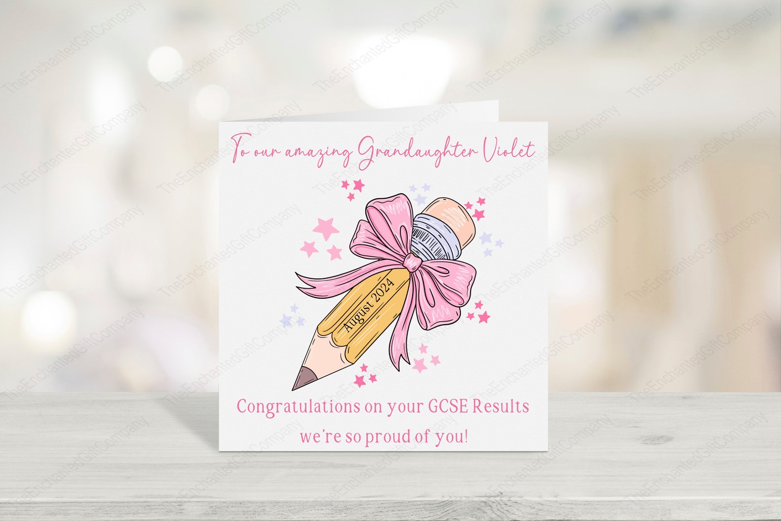Congratulations on Your GCSE Results Card, GCSE Card, School Exam ...