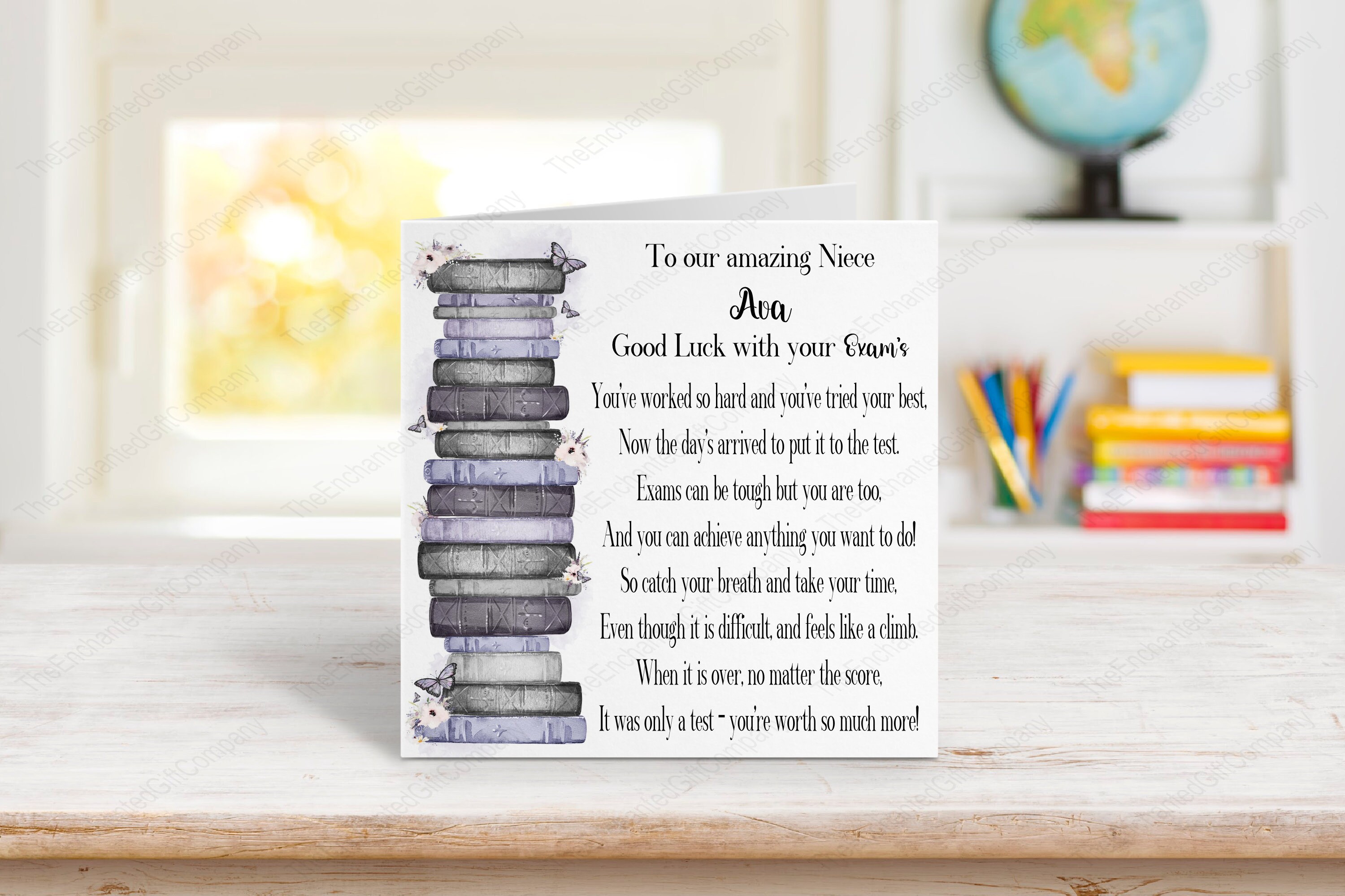 Good Luck in Your Exams Card Exam Card Exams Card - Etsy UK