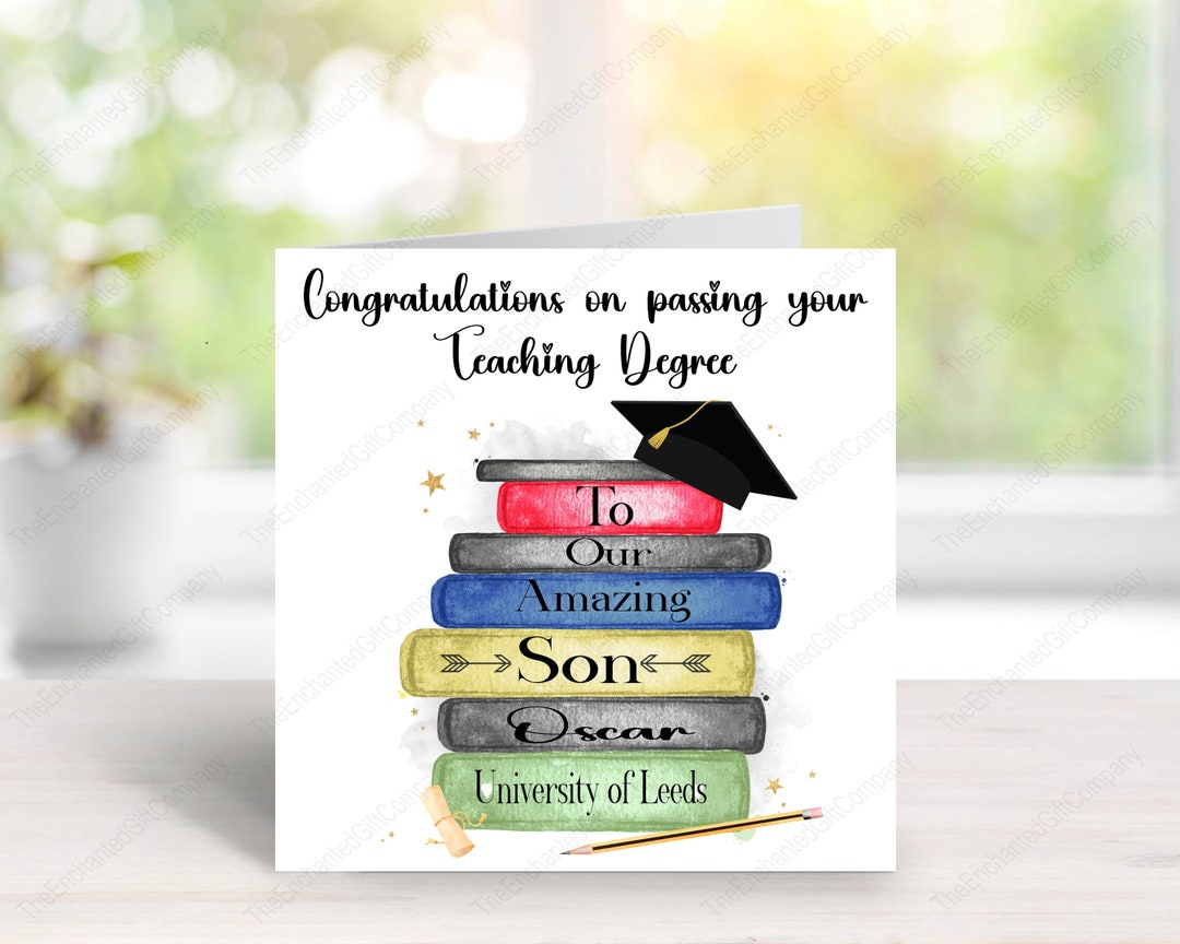 Graduation Card, Congratulations on Your Becoming a Teacher ...