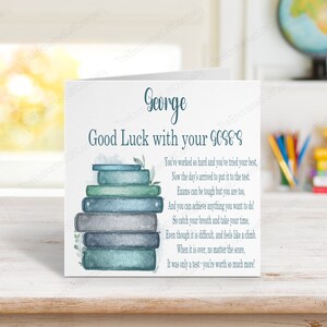 Good Luck on Your Gcses Card, Gcses Card, Exams Card, Secondary School ...