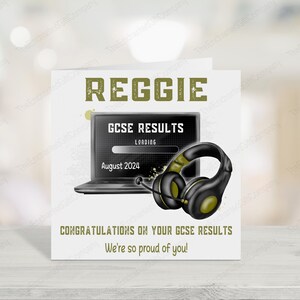 Congratulations on Your GCSE Results Card, GCSE Card, School Exam ...