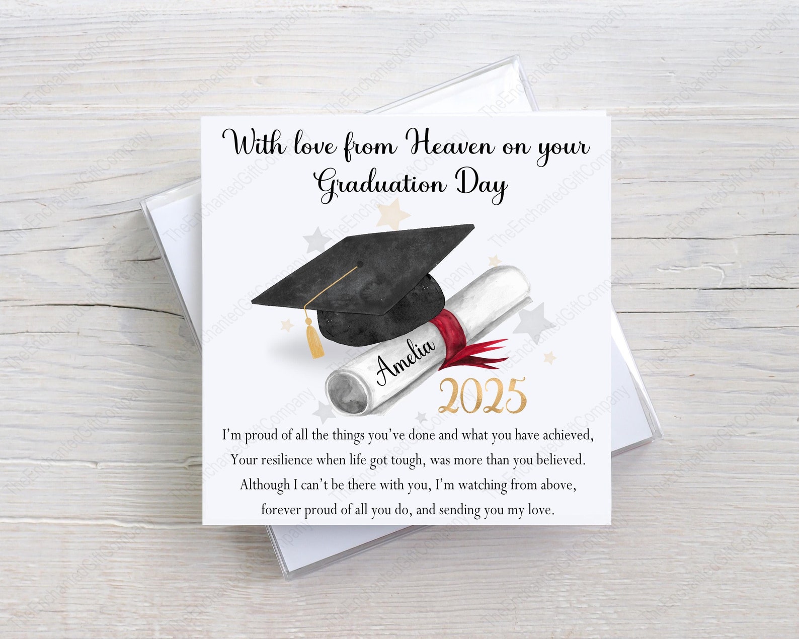Graduation Card, Congratulations on Your Graduation, Personalised ...