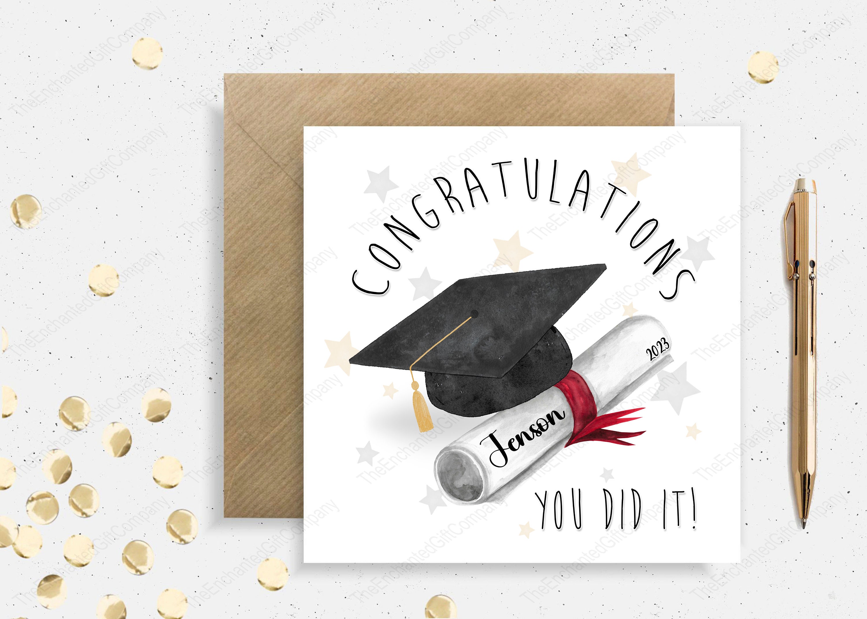Graduation Card Congratulations on Your Graduation - Etsy UK