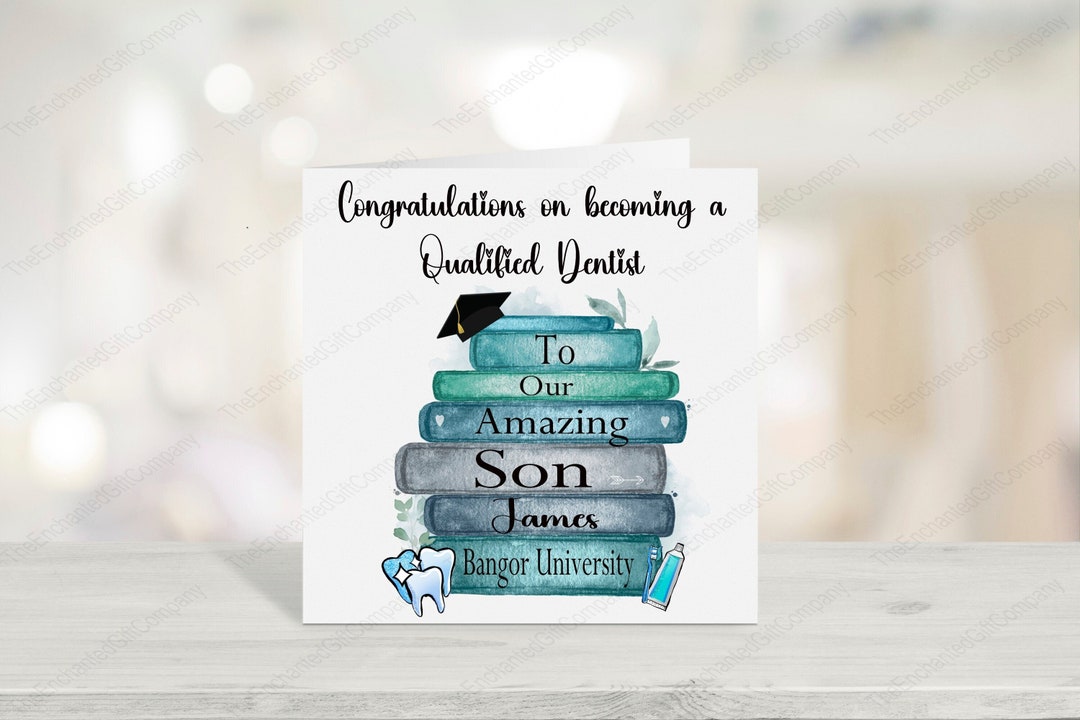 Graduation Card, Congratulations on Your Becoming a Dentist, Dentistry ...
