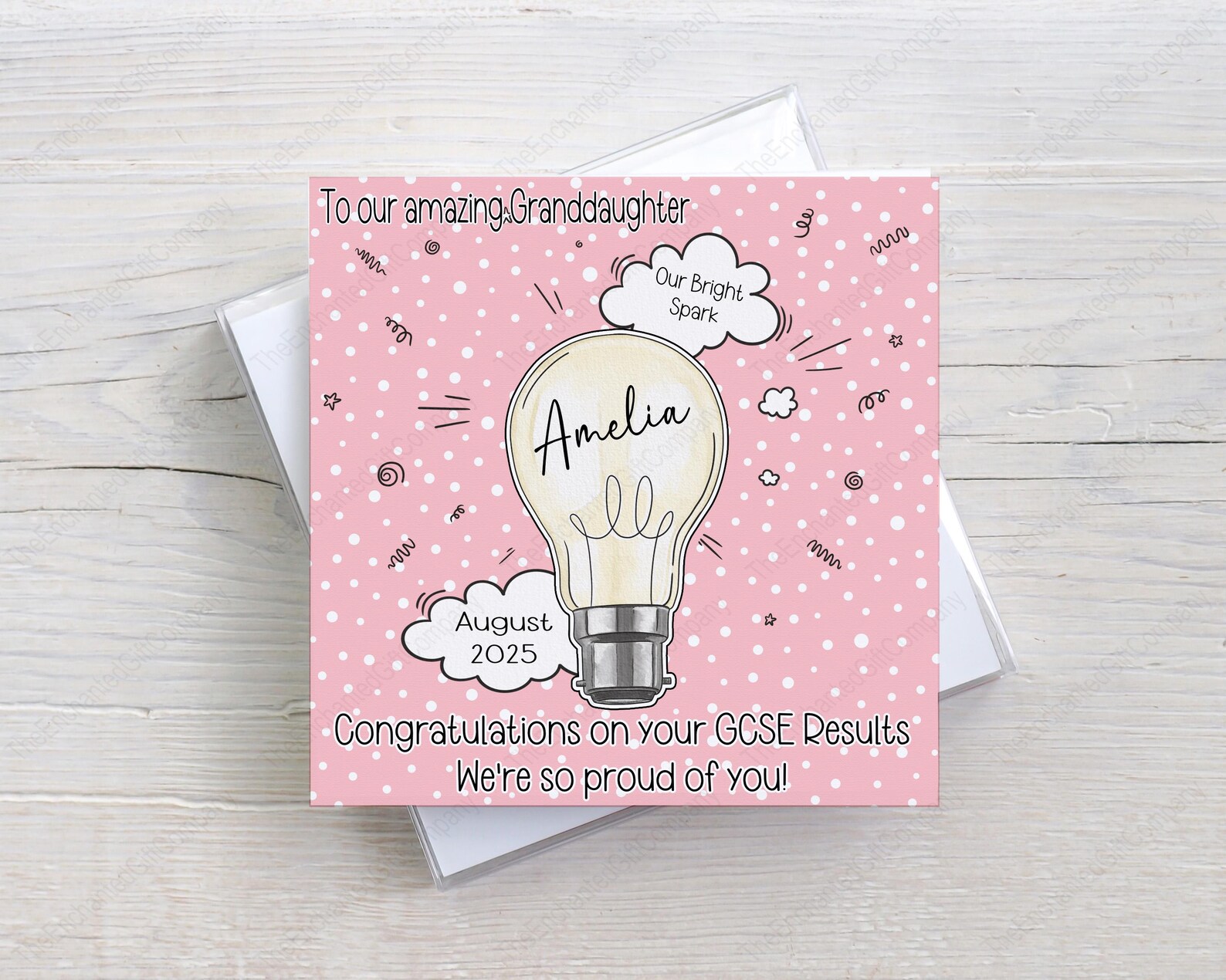 Congratulations on Your GCSE Results Card, GCSE Card, School Exam ...