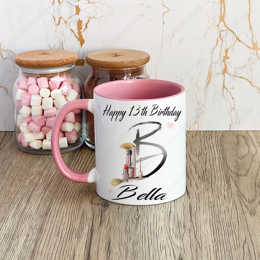 Make up Mug. Personalised Make up Birthday Mug. Gifts for Her. Birthday ...