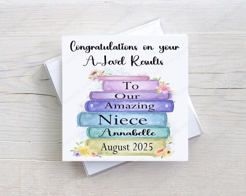 Congratulations on Your A-level Results Card, A-level Card, A-level ...
