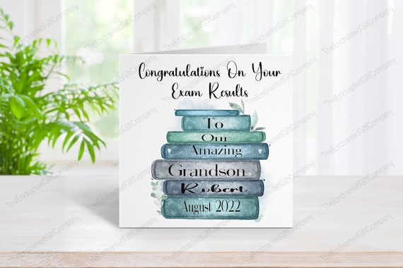 Congratulations on Your Exam Results Card. Well Done on - Etsy