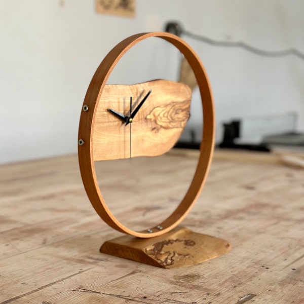 Handmade Wood Clock - Etsy