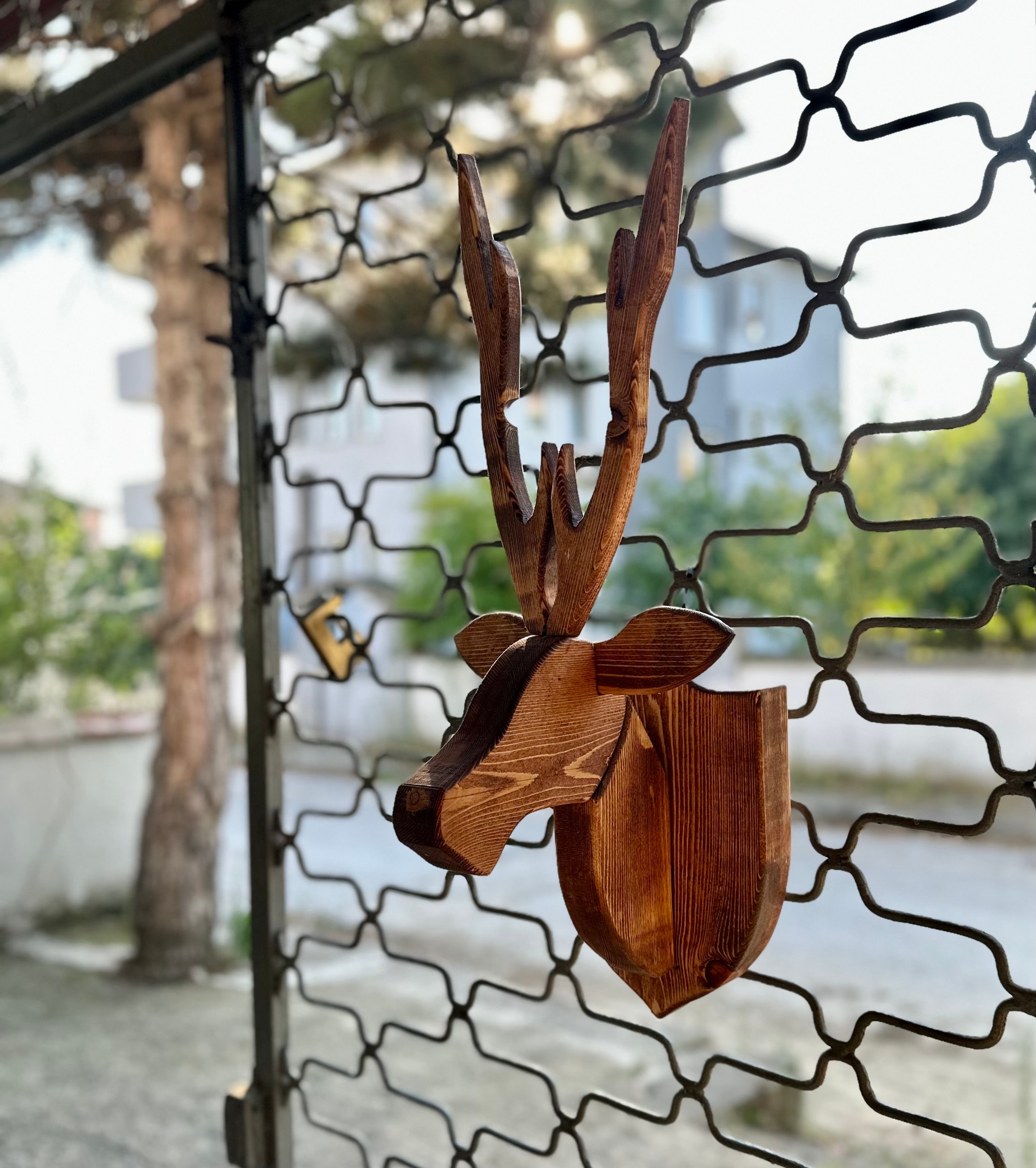 HANDMADE DEER HEAD Wall Decor, Unique Gift for House Decoration, Home ...