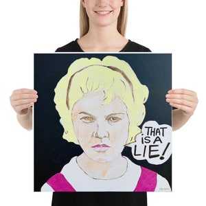 Mommie Dearest Art Print Faye Dunaway Joan Crawford Vintage Mildred ...