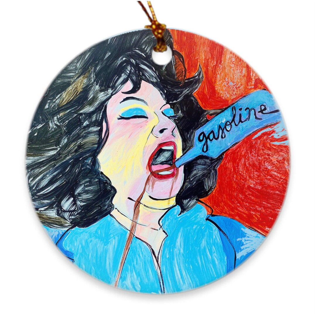 Francine Fishpaw Christmas Ornament Divine Polyester Gasoline - Etsy
