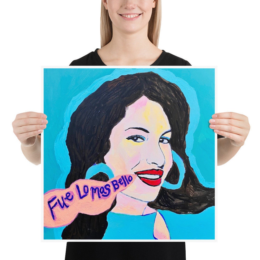 Selena Quintanilla Art Print Tejano Como La Flor Bidi Bom Mexicana San ...