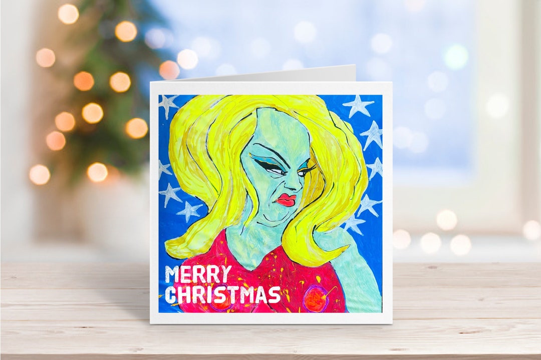 Divine Christmas Card John Waters Babs Johnson Dawn Davenport Francine ...