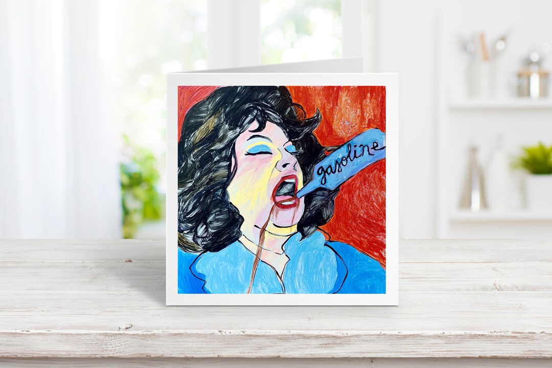 Francine Fishpaw Blank Cards Set of 10 Divine Polyester Gasoline John ...