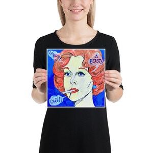 Helen Lawson Art Print Susan Hayward Valley of the Dolls Sparkle Neely ...