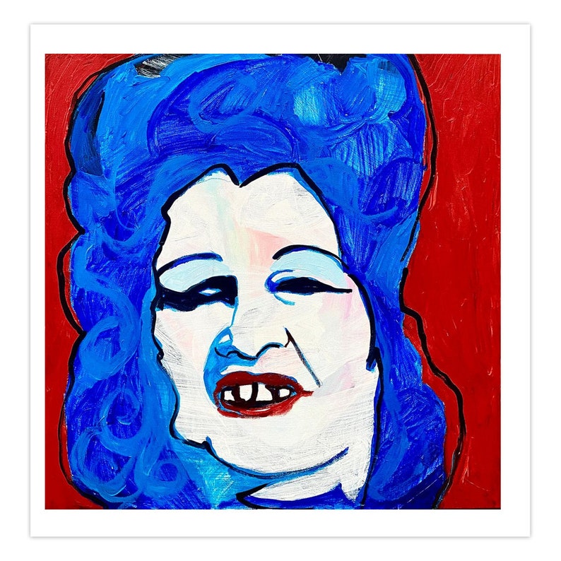 Edith Massey Birthday Card Aunt Ida Egg Lady Queen Carlotta - Etsy