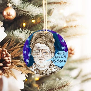 Zelda Rubenstein Christmas Ornament Poltergeist Tangina Barrons This ...