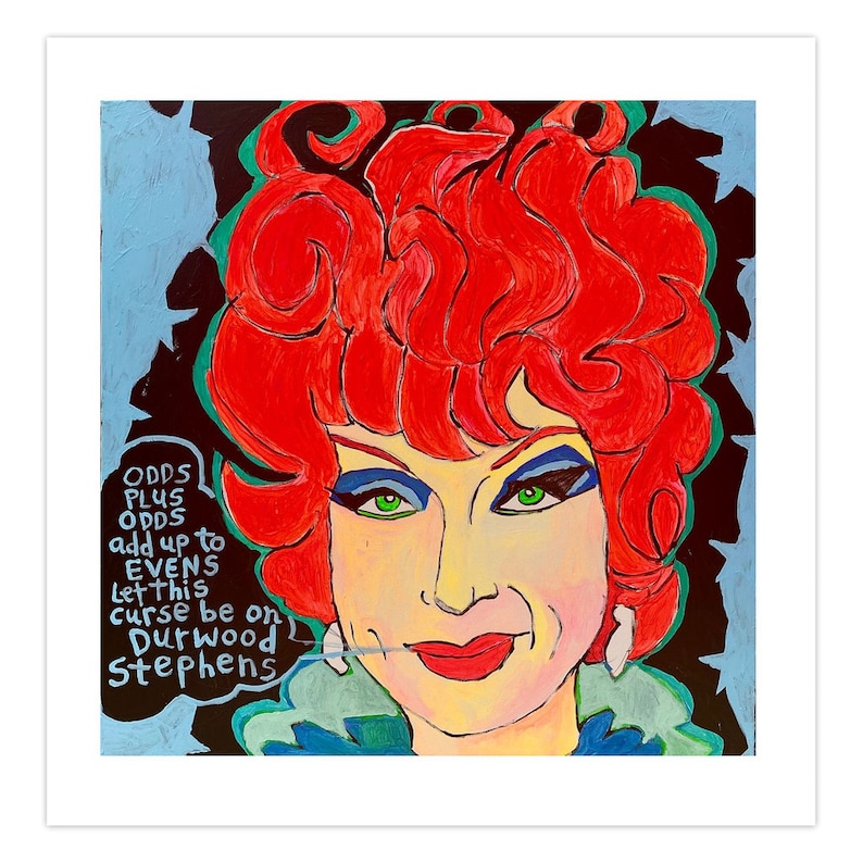 Endora Birthday Card Agnes Moorehead Bewitched Samantha Darrin Tabitha ...