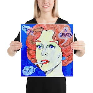 Helen Lawson Art Print Susan Hayward Valley of the Dolls Sparkle Neely ...
