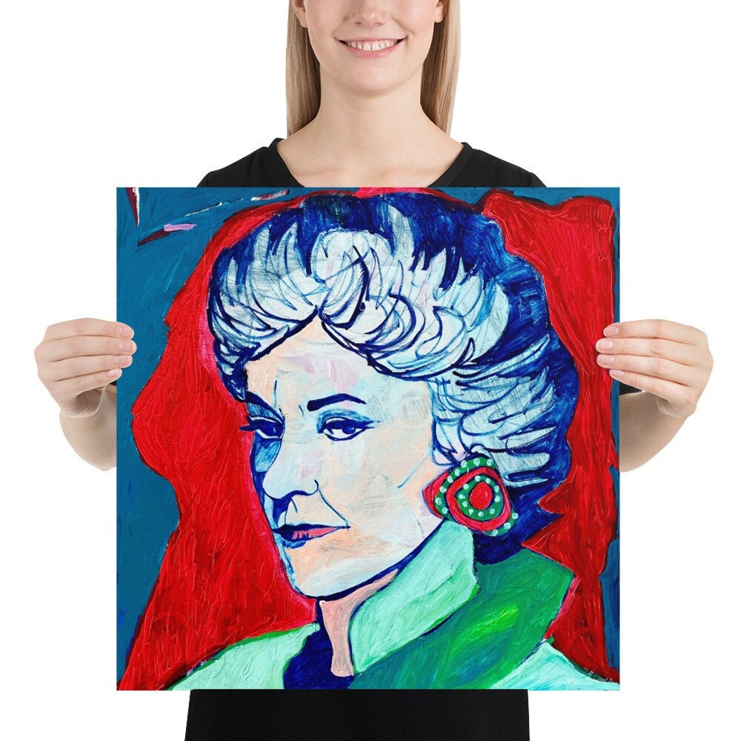 Bea Arthur Art Print Golden Girls Dorothy Zbornack Maude Blanche ...