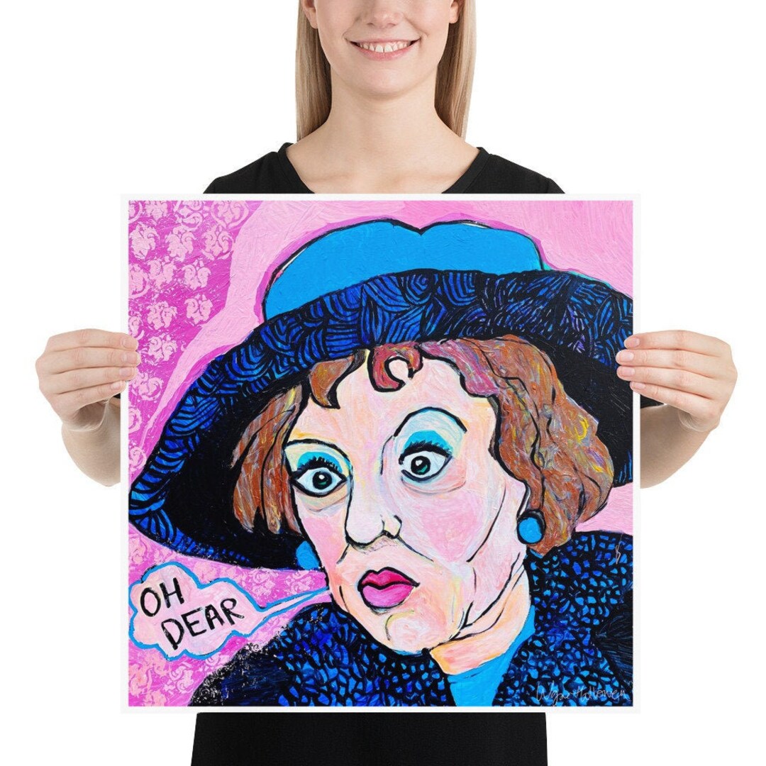 Aunt Clara Bewitched Art Print Marion Lorne Samantha Darrin Tabitha ...