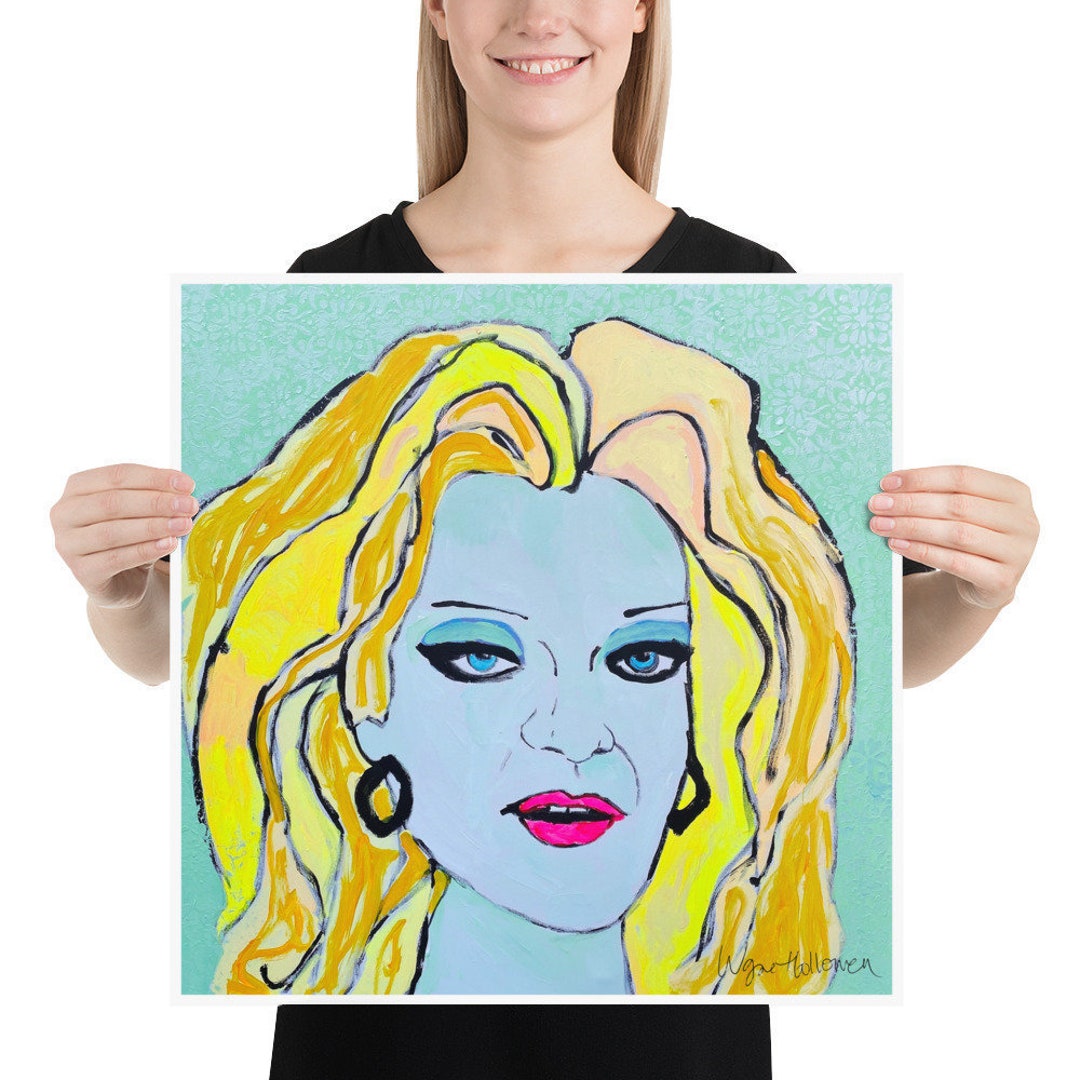 Cookie Mueller Art Print John Waters Divine Mink Stole David - Etsy Polska