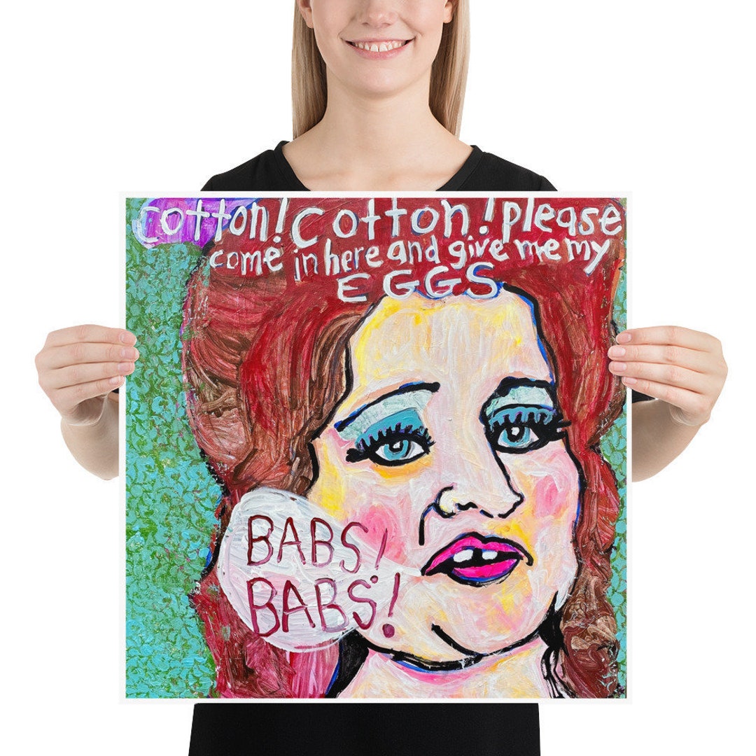 Edith Massey Art Print Edie Egg Lady Pink Flamingos John Waters Divine ...