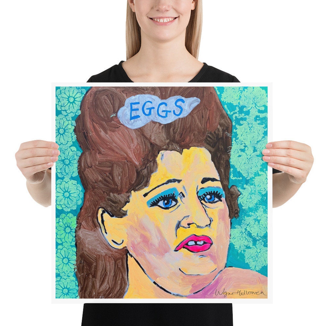 Edith Massey Kunstdruck von Wayne Hollowell Egg Lady Edie - Etsy.de